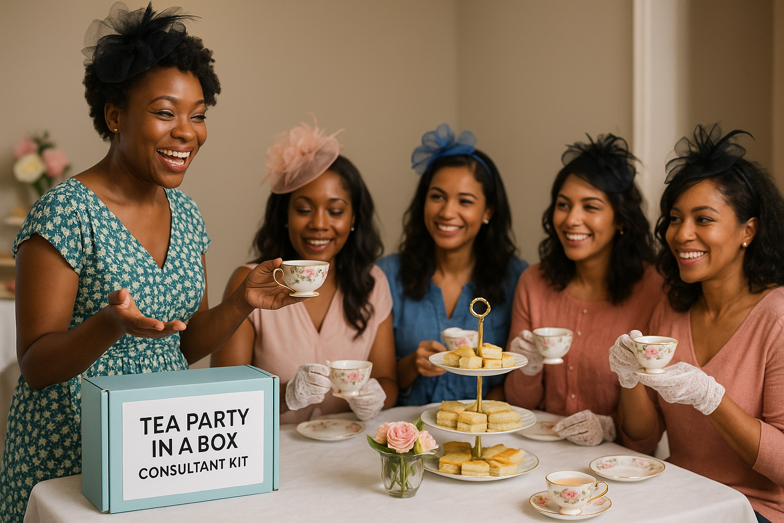Tea Party Consultant Starter Kit – A Tea Party In A Box
